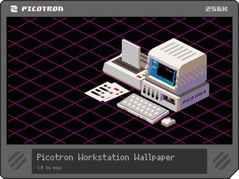 Picotron Workstation Wallpaper