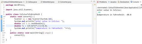 Java Fahrenheit To Celsius Program How To Convert Temperature