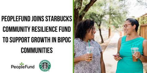 Peoplefund Chosen To Join Starbucks Community Resilience Fund Peoplefund