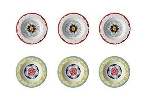 Nador Set Of 6 Soup Plates Mediterranean Style