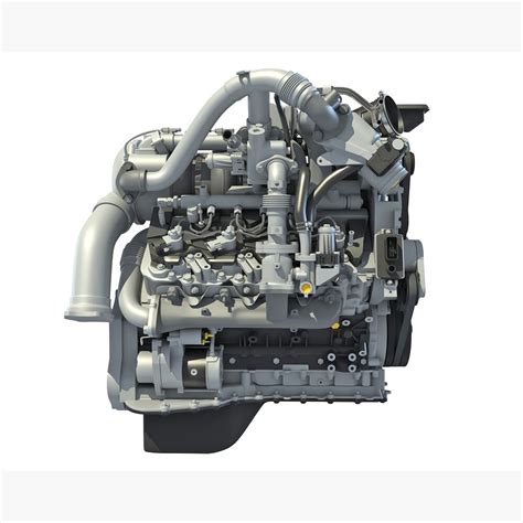 V8 Turbo Engine 3d Model Download Engine On