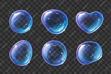 Premium Vector Realistic Bubbles