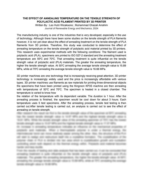 Solution Effect Of Annealing Temperature On Tensile Strength 3d