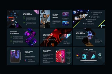 Rexios Gaming Business Powepoint Template Design Template Place