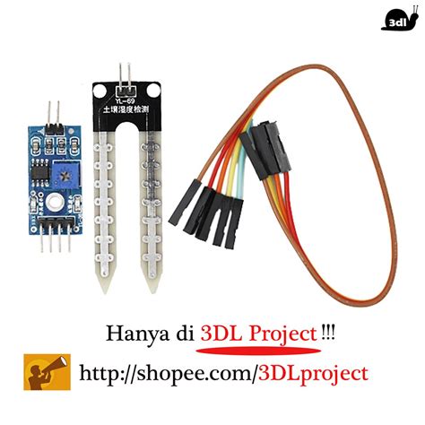 Jual Sensor Kelembapan Tanah Soil Hygrometer Modul Shopee Indonesia