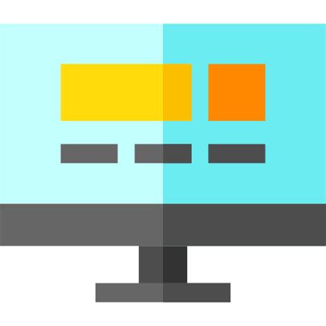 Website Basic Straight Flat Icon
