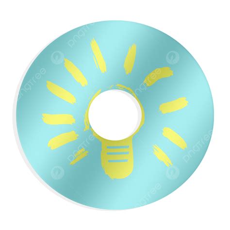핸드 드로잉 만화 일러스트 스티커 시디롬 만화 손으로 그린 전구 Png 일러스트 및 Psd 이미지 무료 다운로드 Pngtree