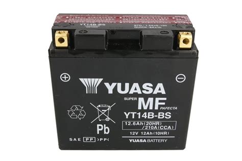 Bike Yuasa YT14B-BS | MAKS POWER