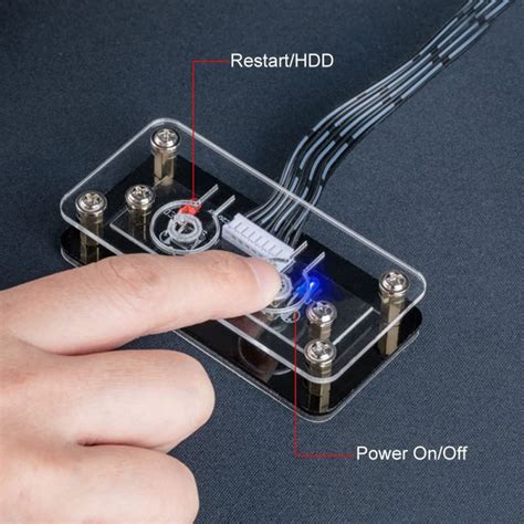 Universal Pc Power Button External Power Switch Onoff And Reset