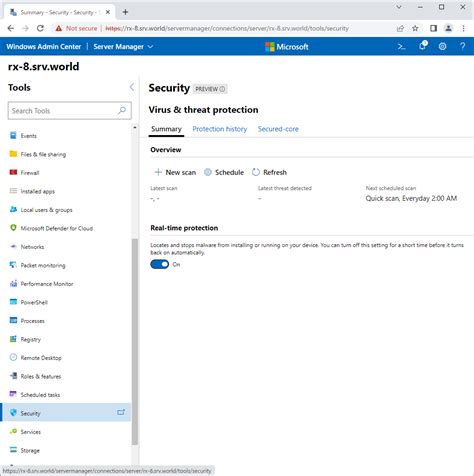 Windows Server 2022 Admin Center Overview Of Items 2 Server World