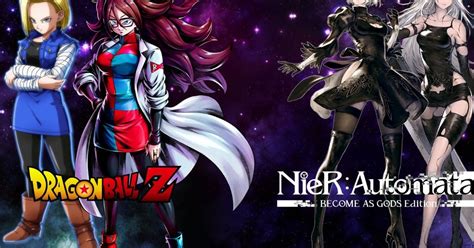 Fan Art Convierte A Número 18 Y 21 De Dbz En 2b Y A2 De Nier Automata