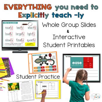 Suffix Ly Morphology Lessons Activities Worksheets By Daydreaming About Data