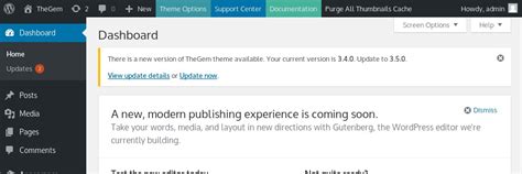how to update thegem theme thegem wordpress woocommerce theme