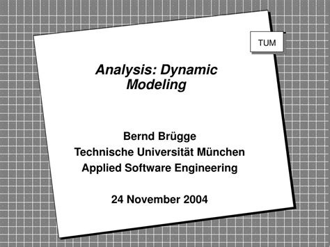 ppt analysis dynamic modeling powerpoint presentation free download