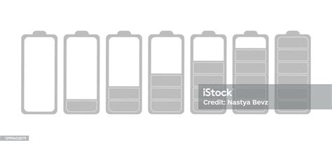 방전 및 완전히 충전 된 배터리 스마트 폰 벡터 그림입니다 0명에 대한 스톡 벡터 아트 및 기타 이미지 0명 가득 찬 개체 그룹 Istock