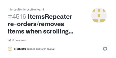 Itemsrepeater Re Ordersremoves Items When Scrolling Within A