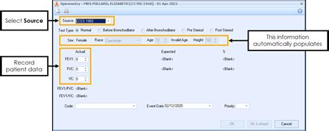 Spirometry Calculator