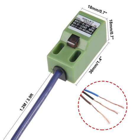 Uxcell 4mm Switches Inductive Proximity Sensor Switch Detector Npn No