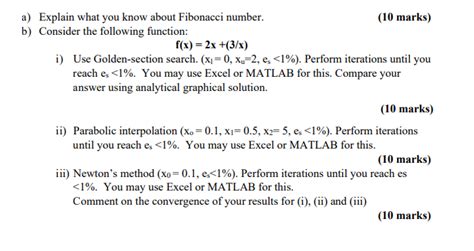 Solved A Explain What You Know About Fibonacci Number Chegg Com