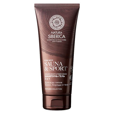 NATURA SIBERICA Шампунь-гель 3 в 1 для волос, бороды и тела Sauna ...