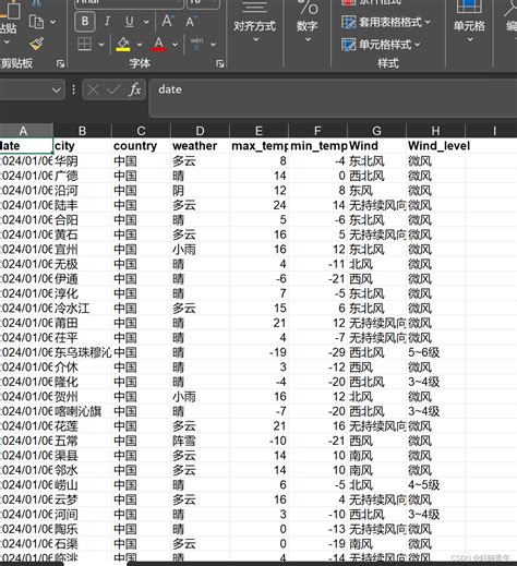 生成爬取天气预报，并以xls的形式保存到本地天气预报呈现出csv利用xlwt和json Csdn博客