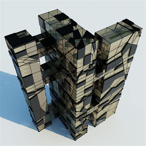 미래형 마천루 4 3d 모델 139 Max Free3d