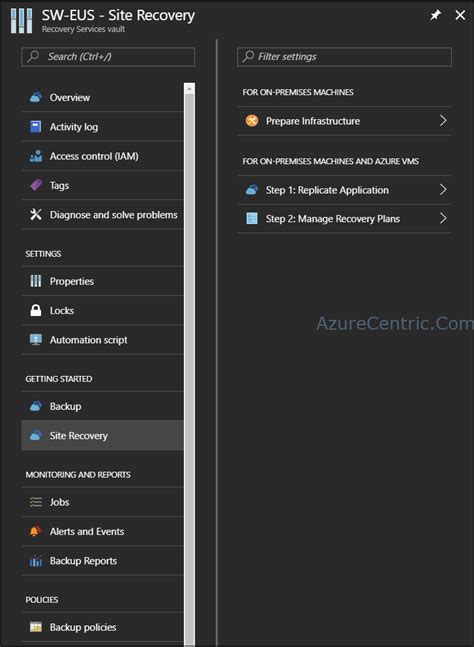 Disaster Recovery Solution Within Azure Part Azure Centric
