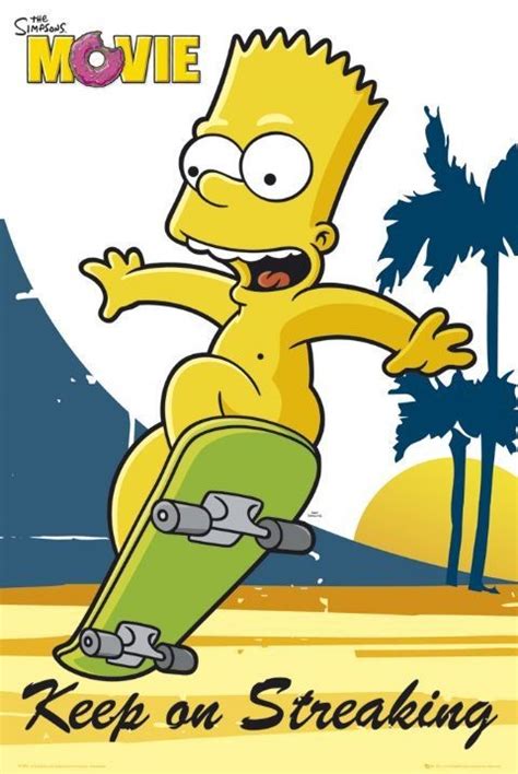 The Simpsons Movie Bart Póster Lámina Compra En Posterses