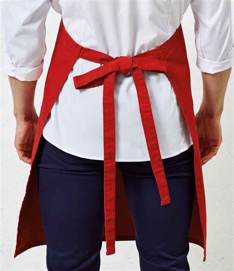 Premier Calibre Bib Apron Red Order Uniform Uk Ltd