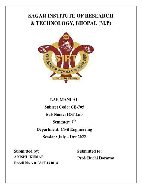 Iot Final Pdf Raspberry Pi Arduino