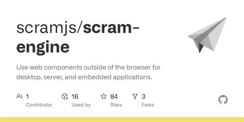 Github Scramjsscram Engine Use Web Components Outside Of The Browser For Desktop Server