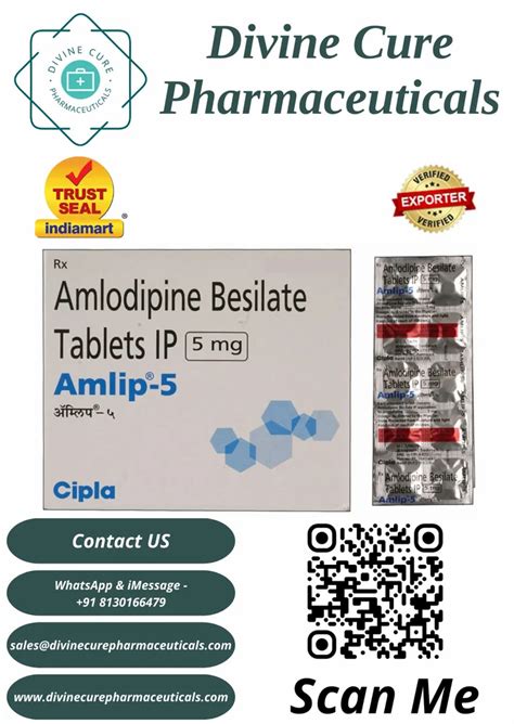 Amlip 5 Mg Tab At ₹ 350stripe In Ghaziabad Id 2853221790973