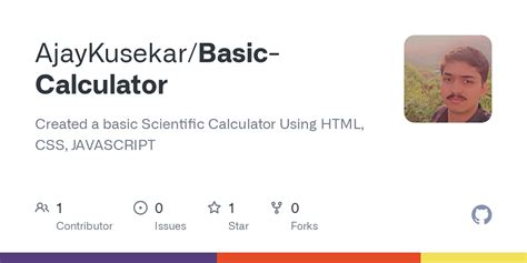 Github Ajaykusekarbasic Calculator Created A Basic Scientific