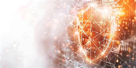 Premium Photo Conceptual Wireframe Design For Cybersecurity And Data Protection Privacy Shield