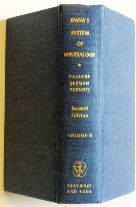 Danas System Of Mineralogy Halides Nitrates Borates 49 Off