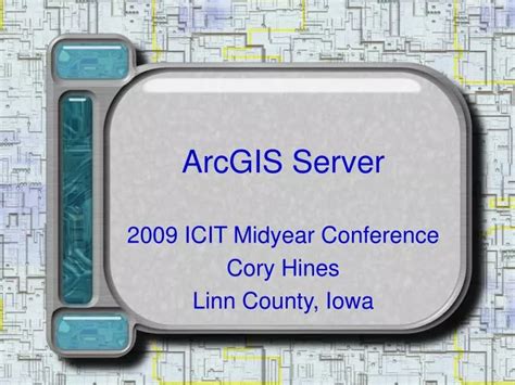 PPT ArcGIS Server PowerPoint Presentation Free Download ID 627987