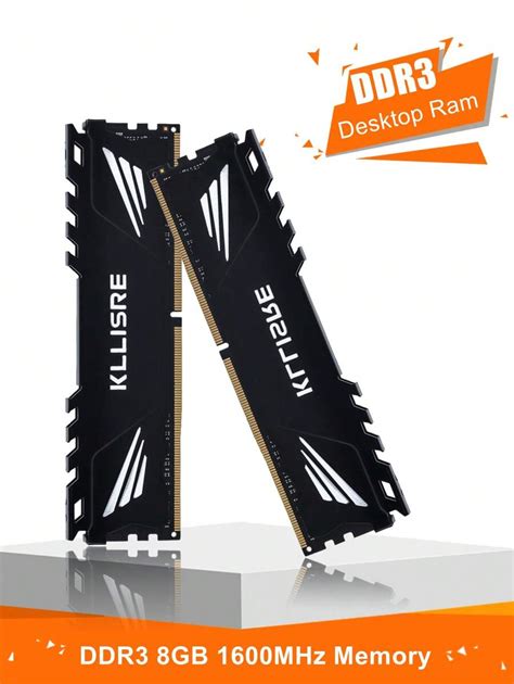 1pcs Kllisre Ram Ddr3 8gb 1600mhz Pc3 Memory 15v Ddr3 Desktop Dimm New