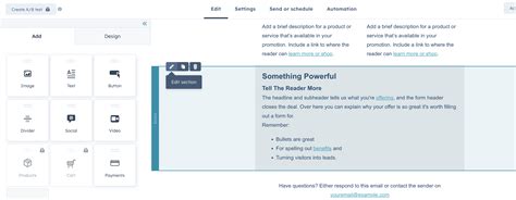 Solved Hubspot Community Re How To Add A Color Background To 1 Section Of An Email