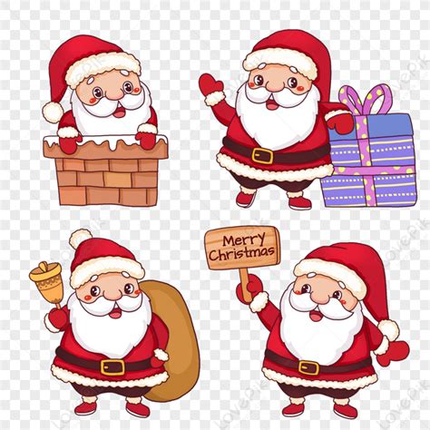 소원을 보내는 손으로 그린 산타 클로스크리스마스삽화 Png 일러스트 무료 다운로드 Lovepik