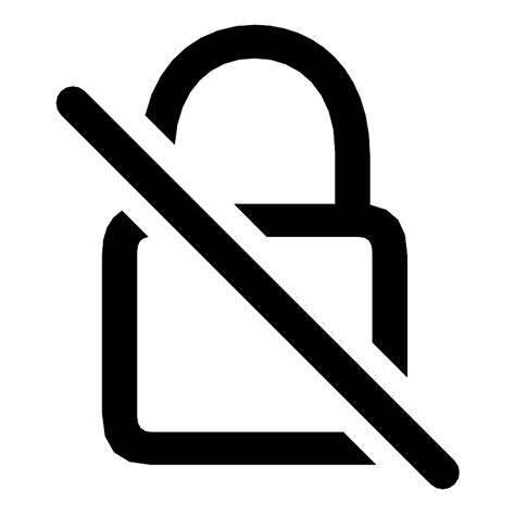 Lock Slash Vector Svg Icon Svg Repo