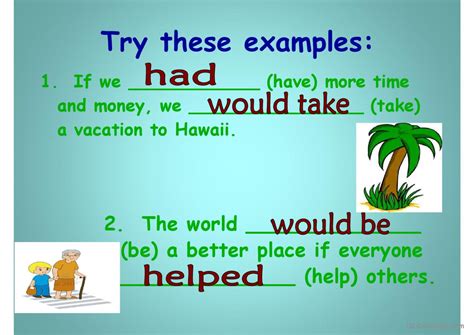 second conditional english esl powerpoints