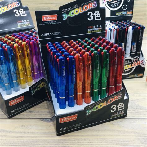 48pcs 4pcs Tenfon 516d 3in1 Ballpen 3color Ballpen Lazada Ph