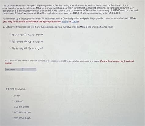 Solved The Chartered Financial Analyst CFA Designation Is Chegg Com