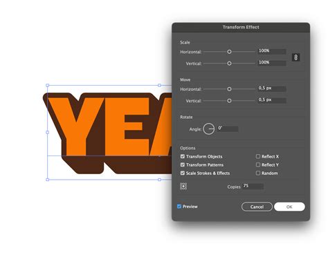 Make A 3d Text Effect In Adobe Illustrator Blog Sticker Mule