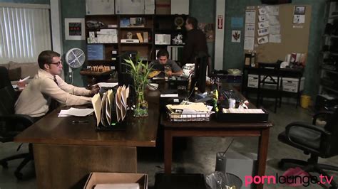 Babes Fuck Computer Technician In Threeway