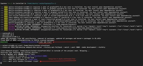 Npm Start Hangs In Ubuntu Wait Until Bundle Finished · Issue 470 · Saleorsaleor Storefront