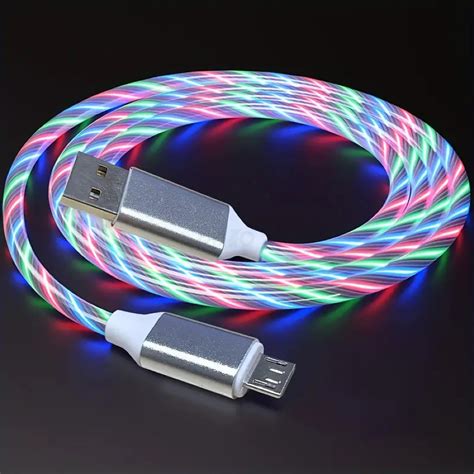Cabo De Luz LED 3 0A Micro USB
