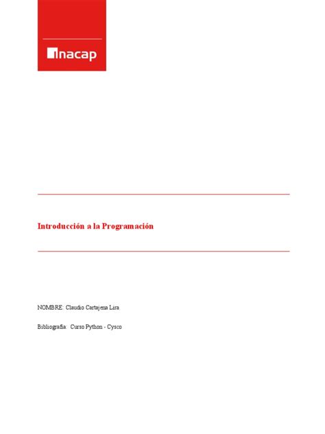 Unidad2 08 Operadores Y Sentencias Pdf Año Python Lenguaje