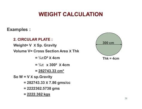 Weld Metal Weight Calculation
