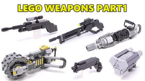 Lego Weapons For Mechs Part1 Detailed Build Youtube
